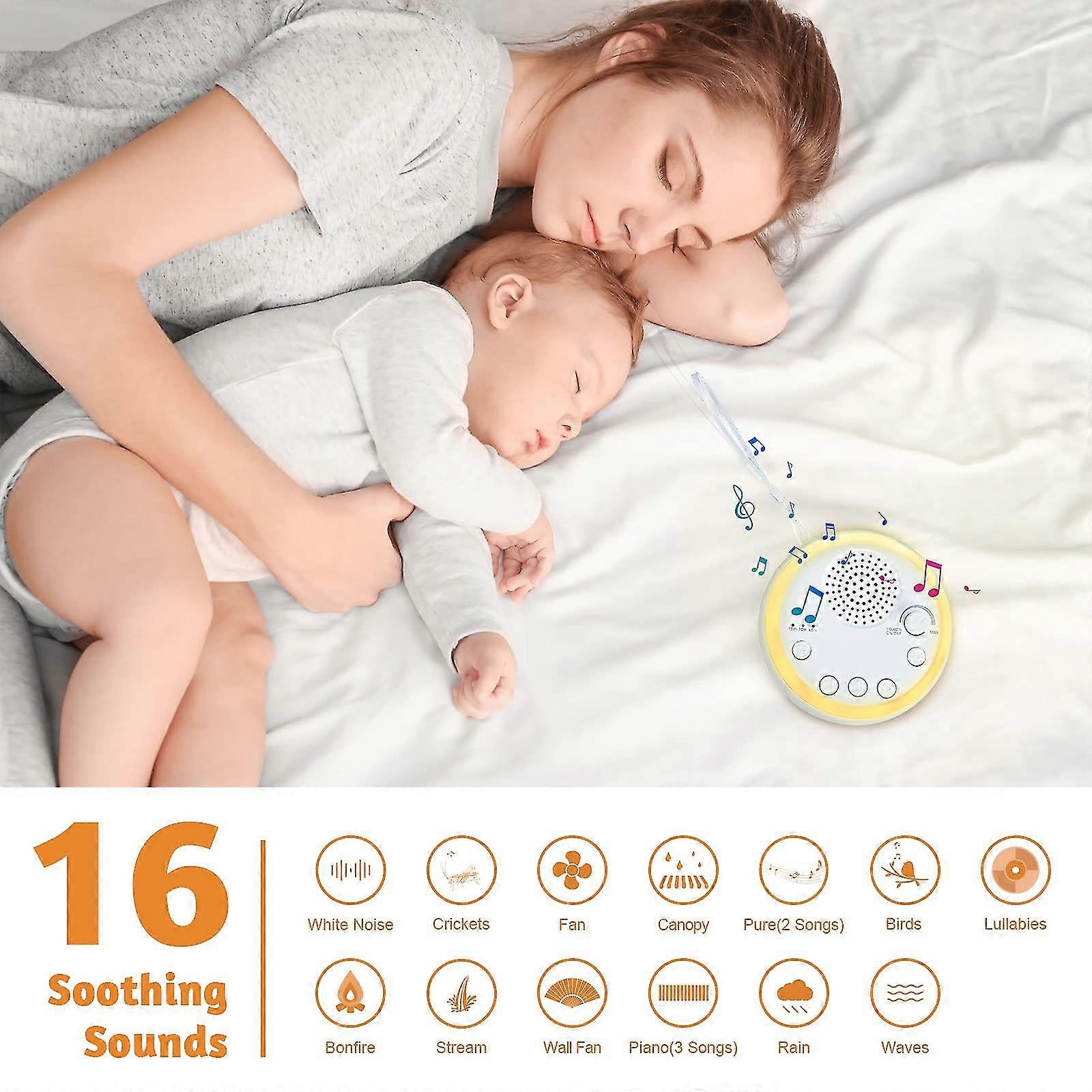White Noise Machine,portable Sound Machine Baby Adults,sleep Sound ...