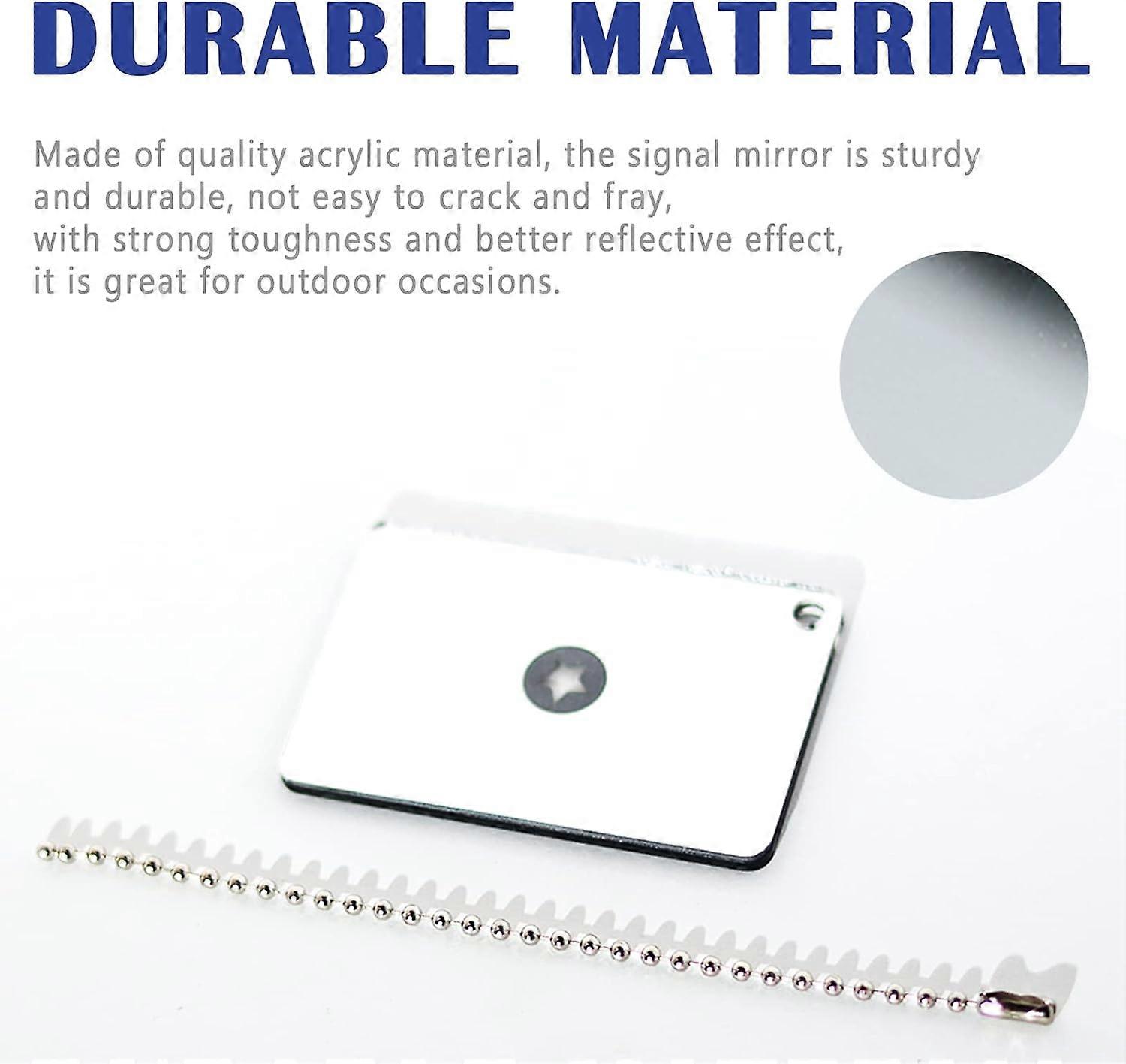 Signal Mirror Survival Reflective Mirror Outdoor Multifunctional Signal ...
