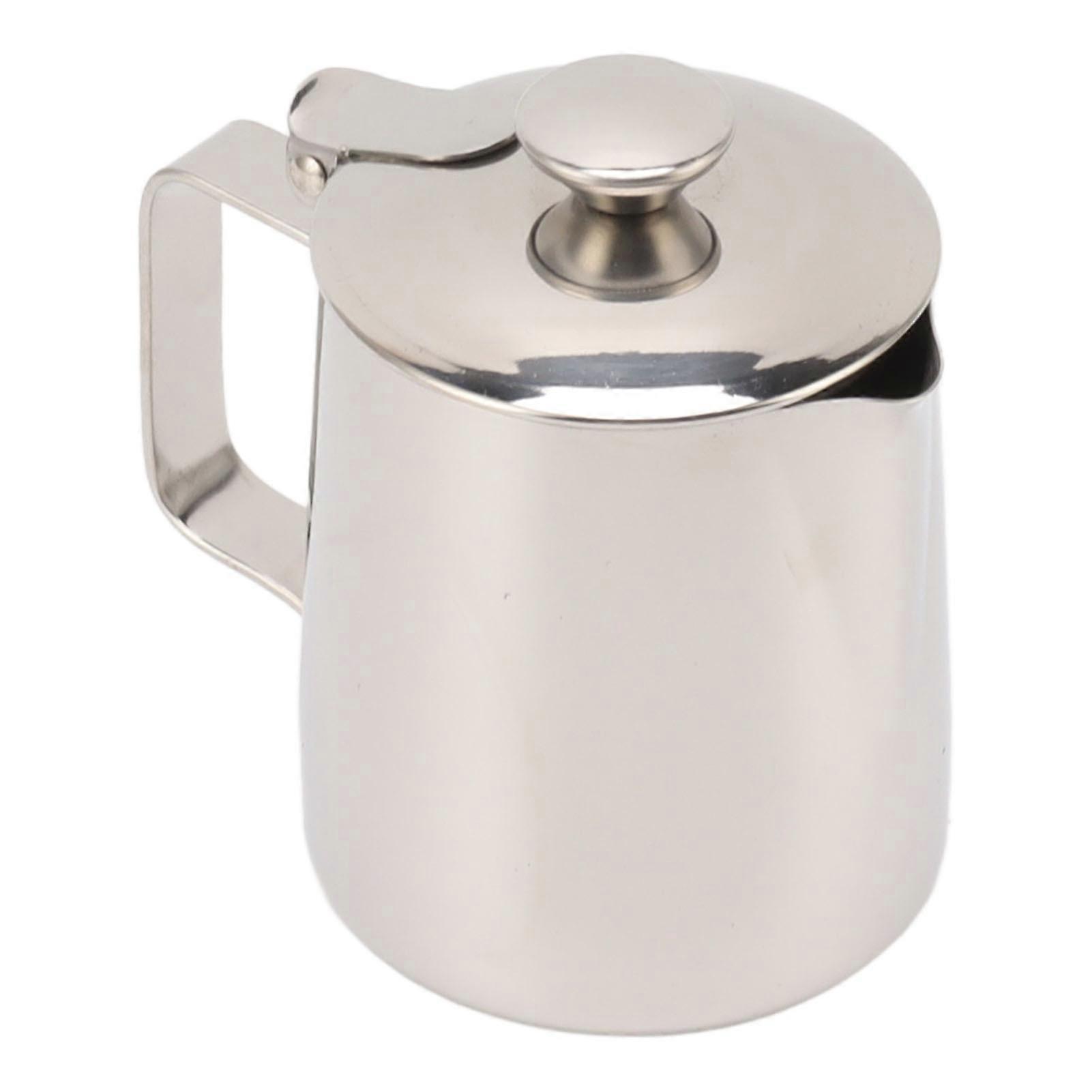 Stainless Steel Milk Frothing Pitcher Cappuccino Pitcher Coffee Foam ...