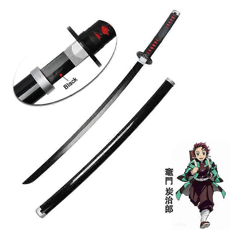 80CM Demon Slayer Katana Anime Sword Cosplay Weapon Prop Zenitsu ...