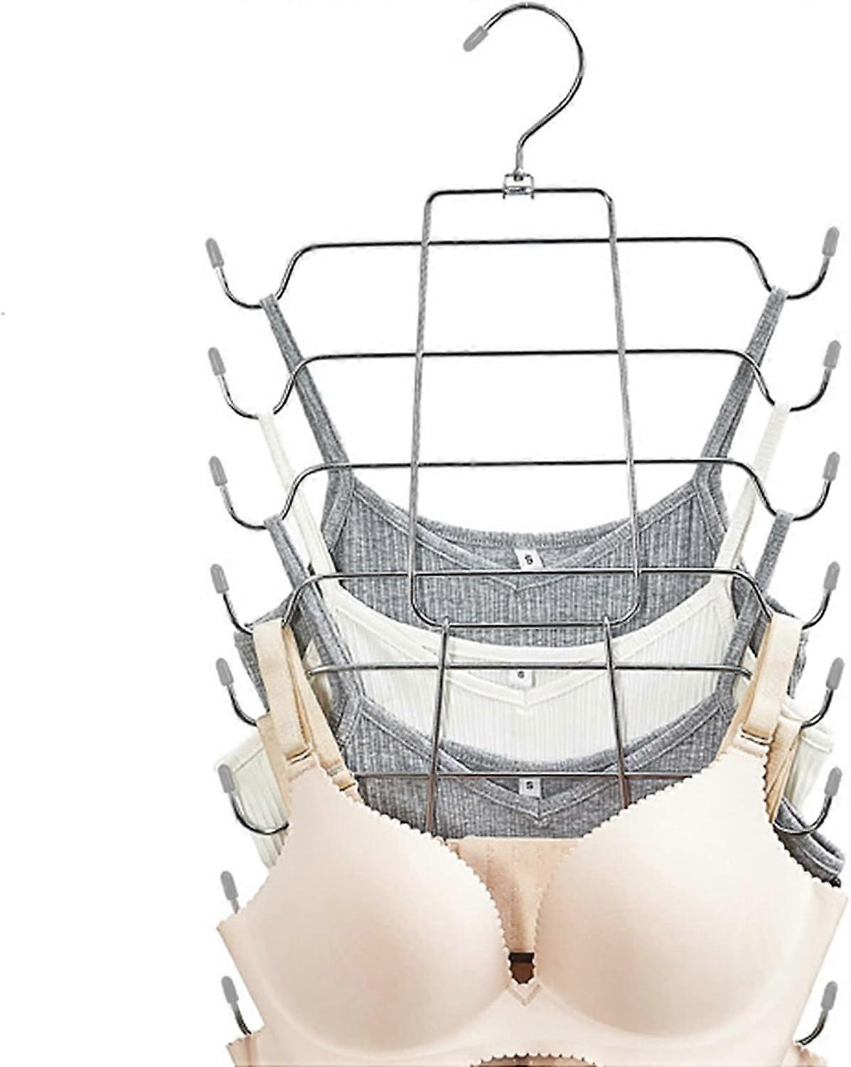 Foldable space-saving clothing rack, multi-layer hanging belt Buckhart ...