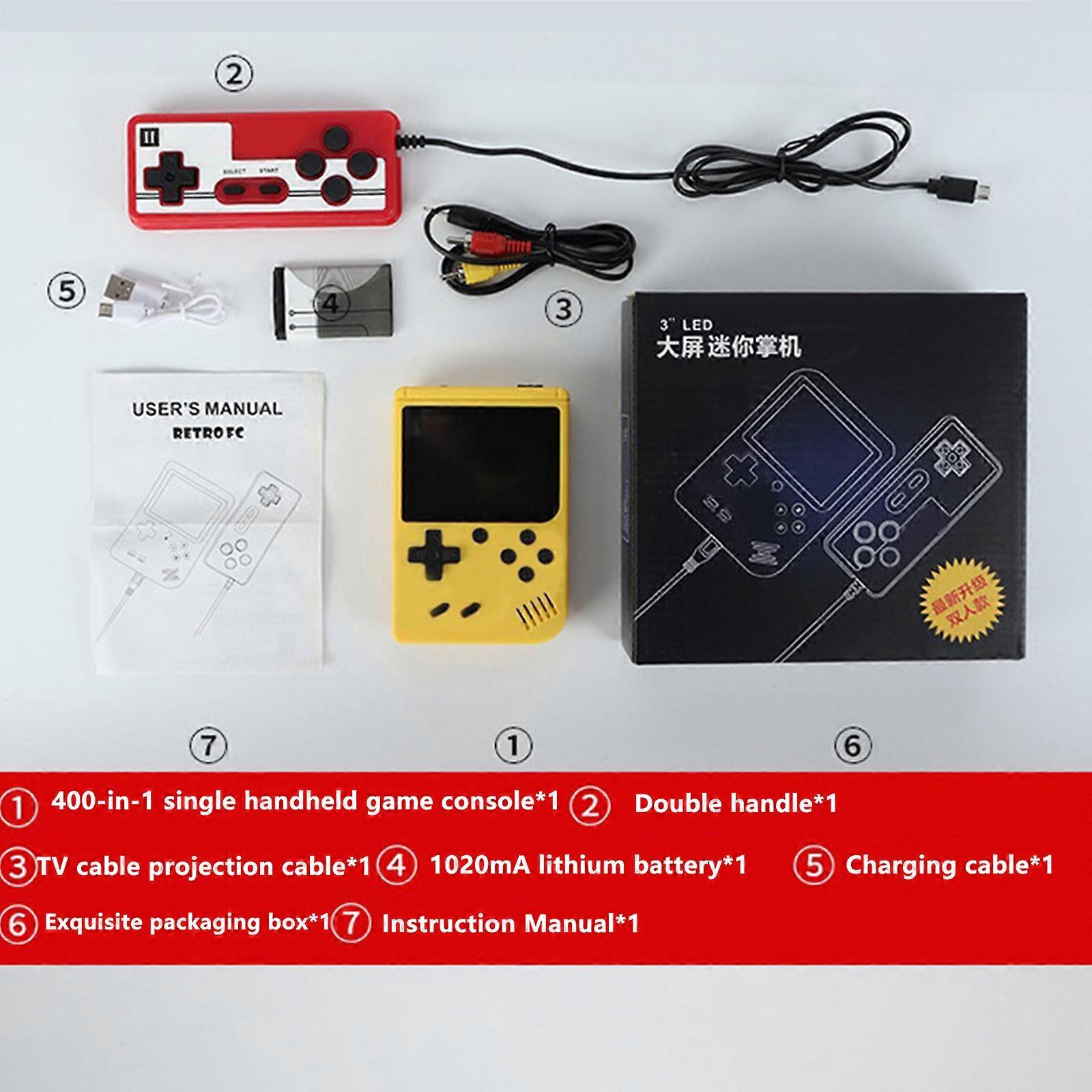 400 Games in 1 Device, Handheld Console,Over 400 Games, Retro Video ...