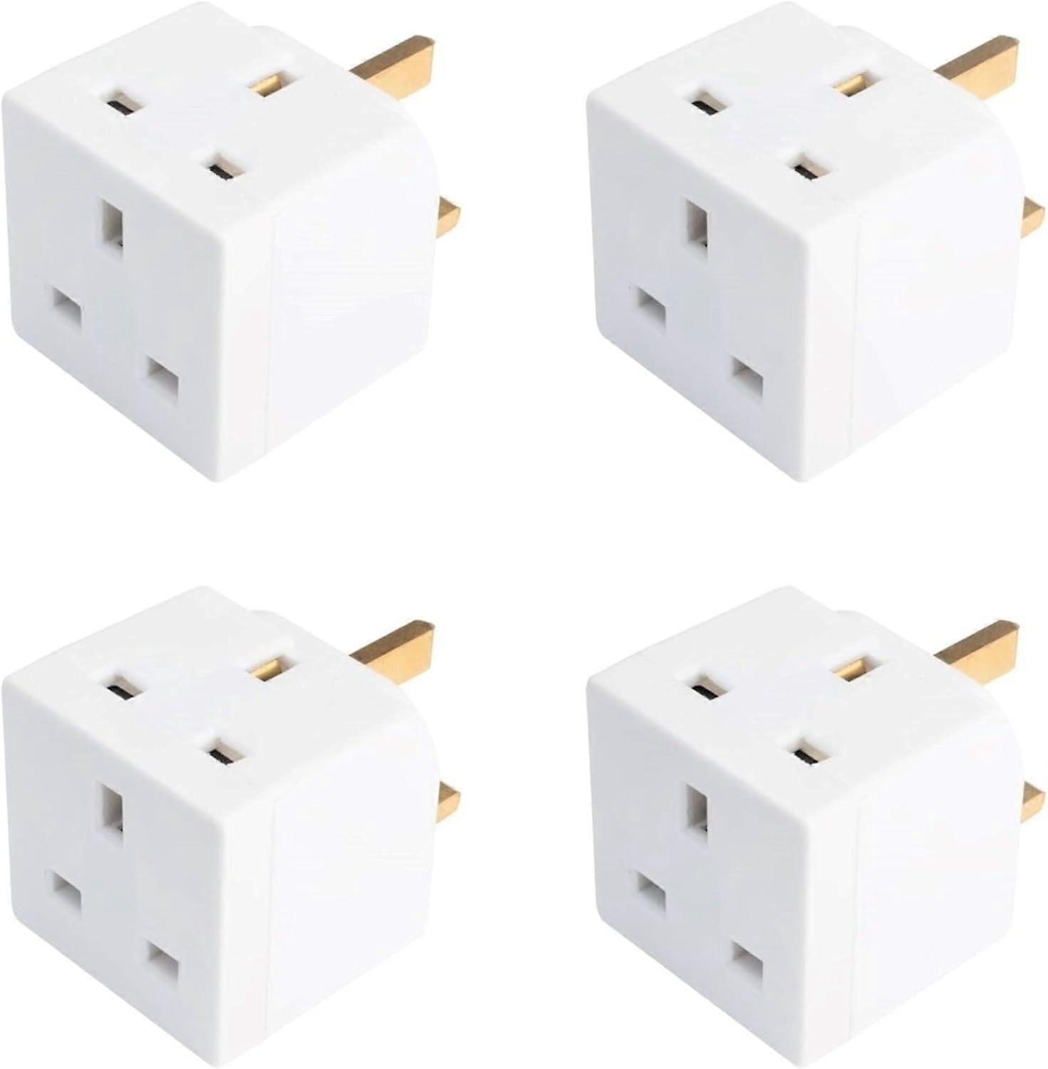 3 Way Triple Plug Adaptor - Multi Plugs Extension Sockets Adapter - UK ...