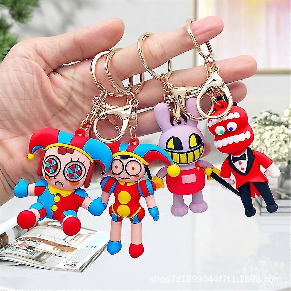 The Amazing Digital Circus Keychain 3d Anime Jax Pomni Cute Cartoon ...