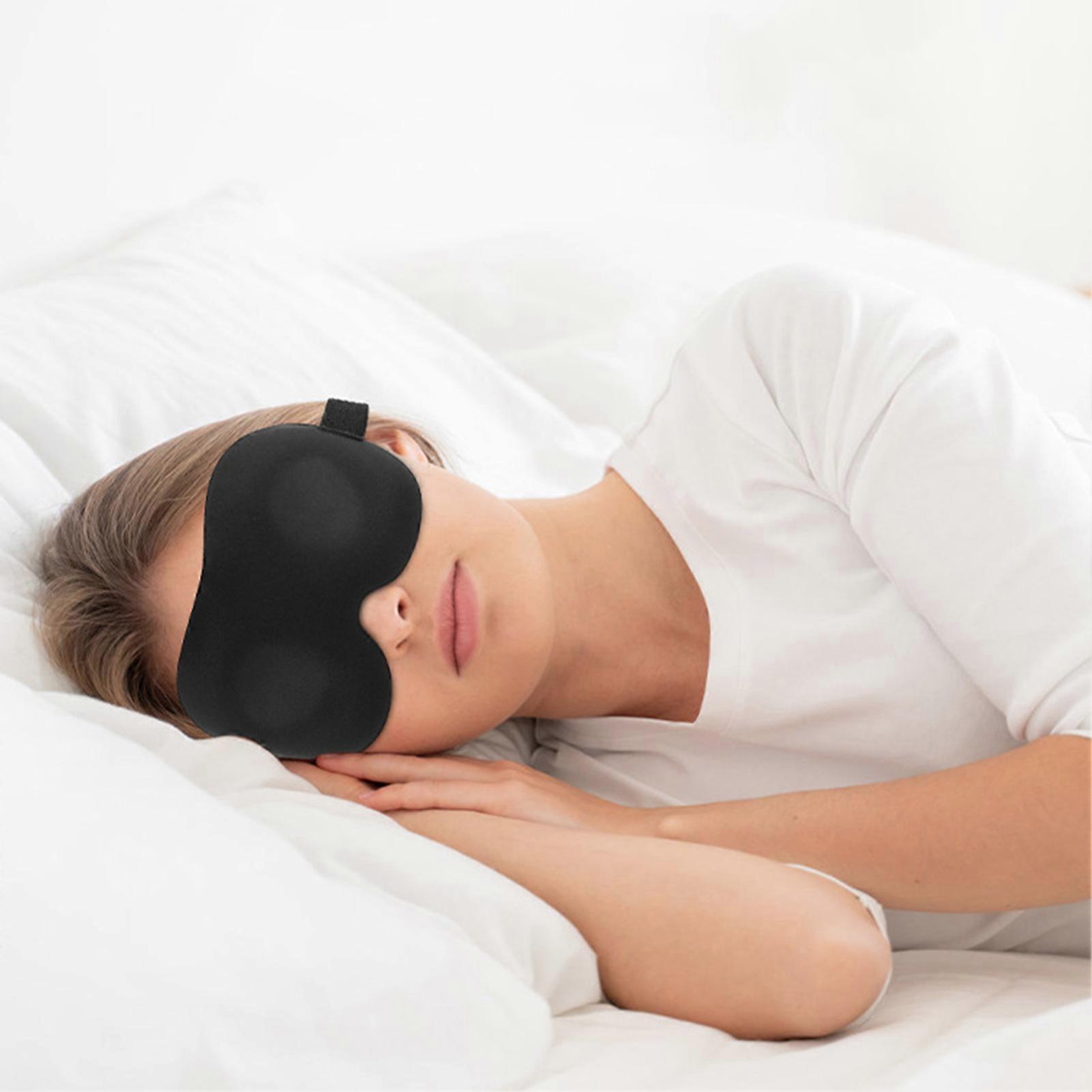 2Pcs Sleep Eye Masque 3D Memory Foam Light-Blocking Design Eyes Cover ...