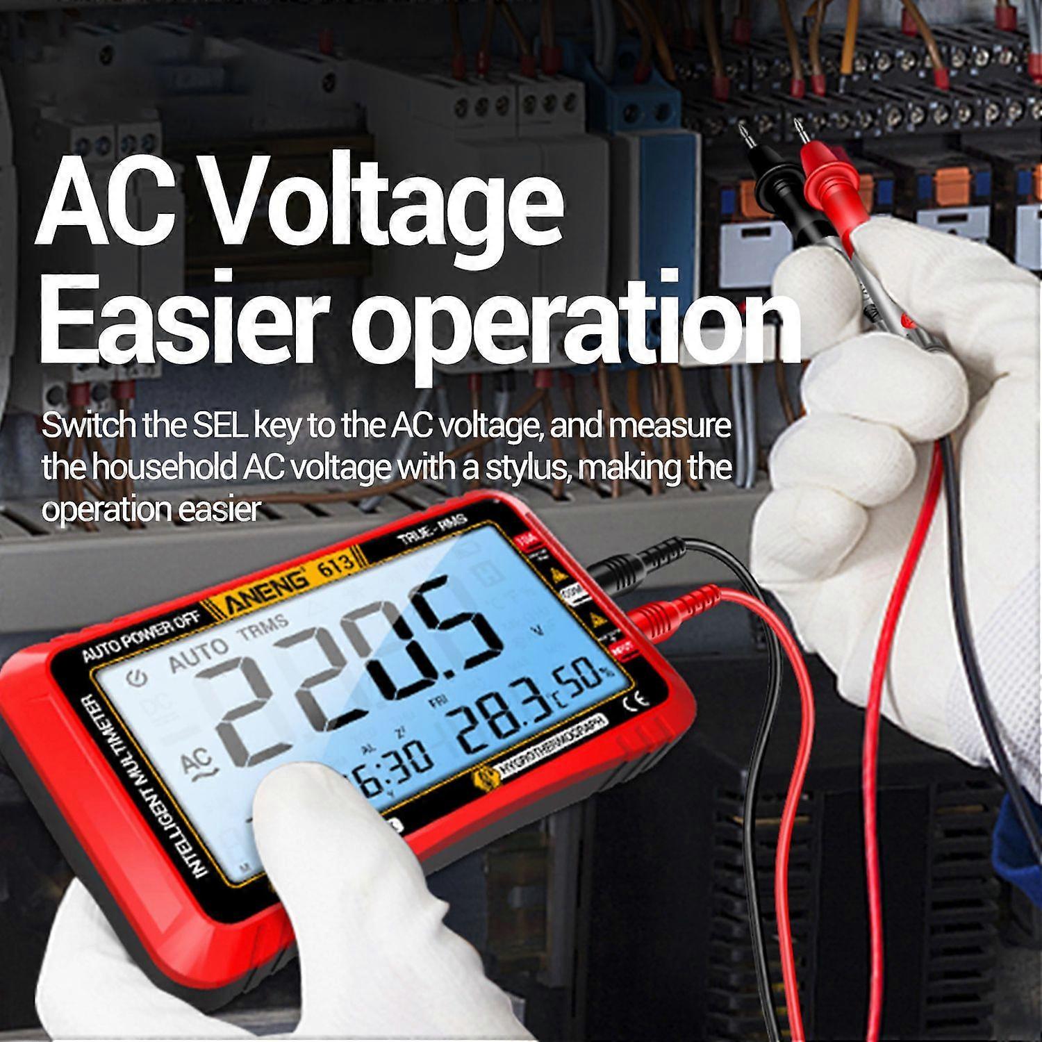 ANENG 613 3 in 1 Smart Multimeter Perpetual Calendar Temperature ...