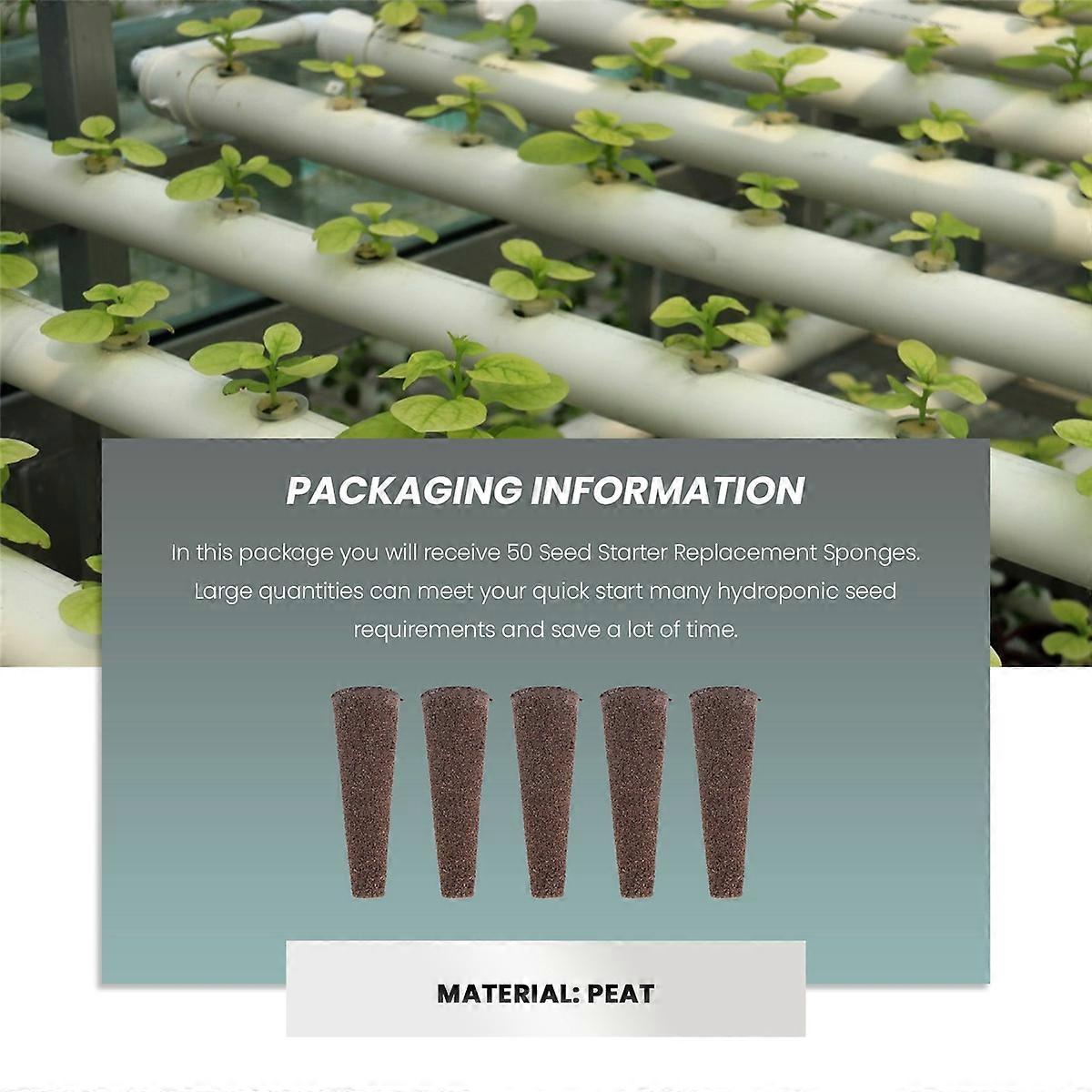 Grow Sponges for Use with AeroGarden, Eco-Friendly Plant Growing Plugs ...