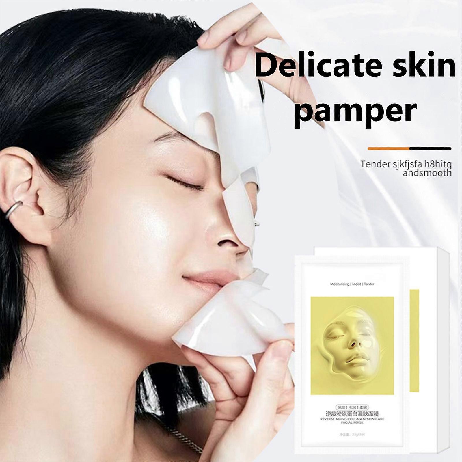 Aging Facial Mask Moisturizing Tender Transparent And Brightening Skin ...