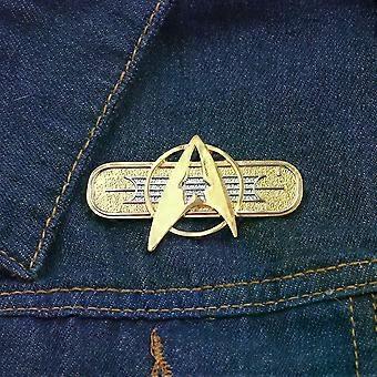 Classic Movie Star Trek Button Brooch Starfleet Logo Metal Badge ...