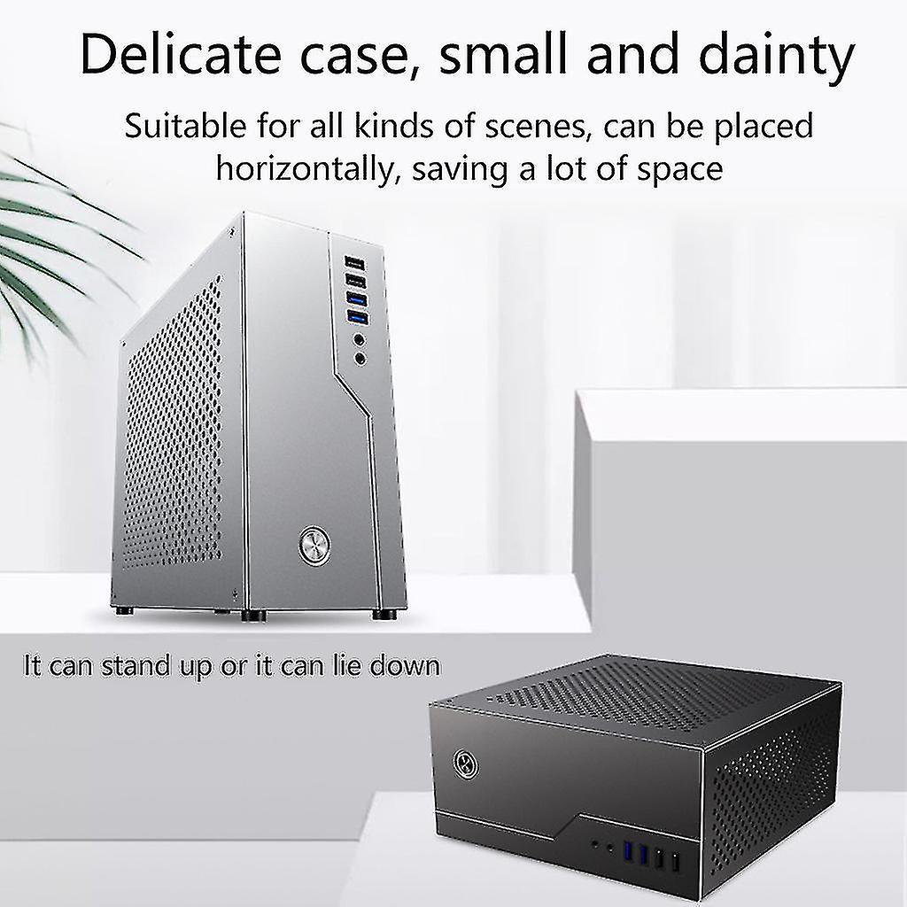 Mini Itx Micro Case Theater Personal Computer Office Microserver Host ...