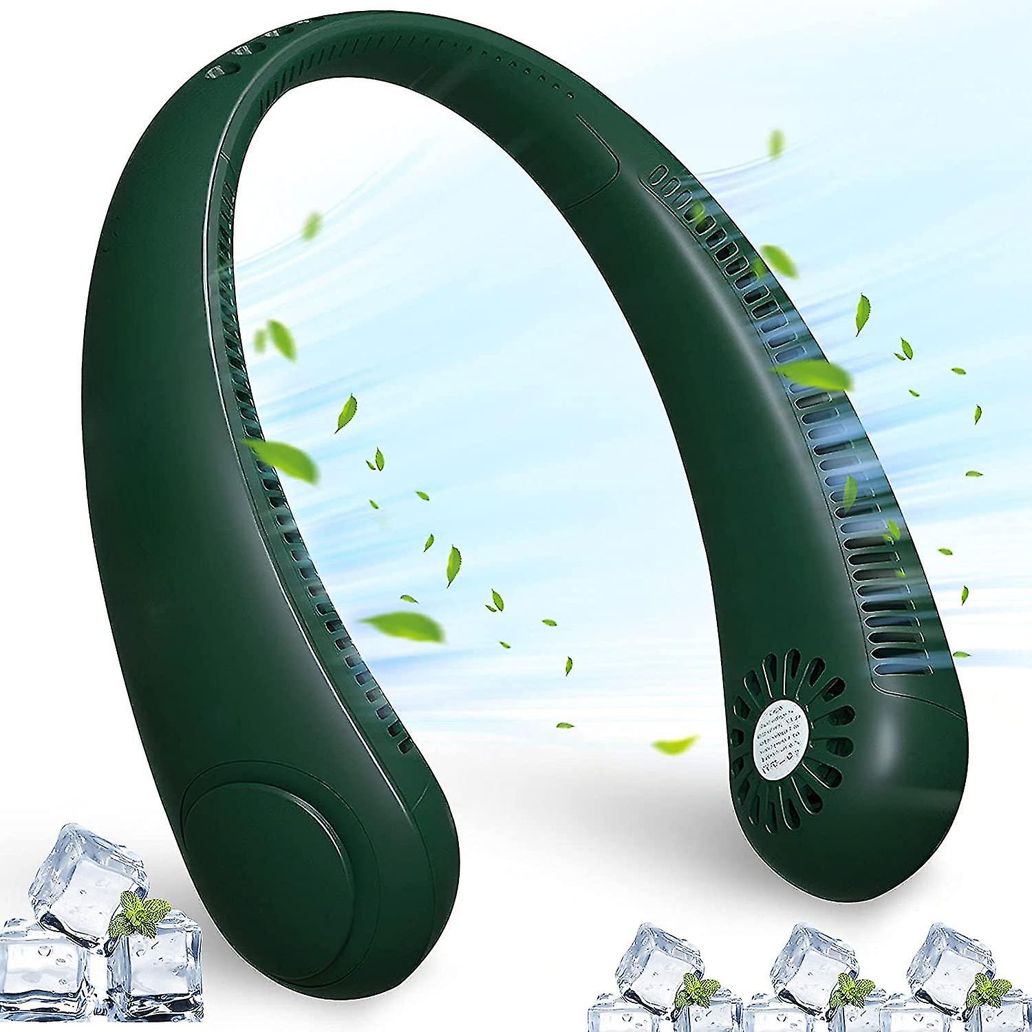 Portable Neckband Fan, Usb Rechargeable Personal Lazy Hanging Neck Fan ...