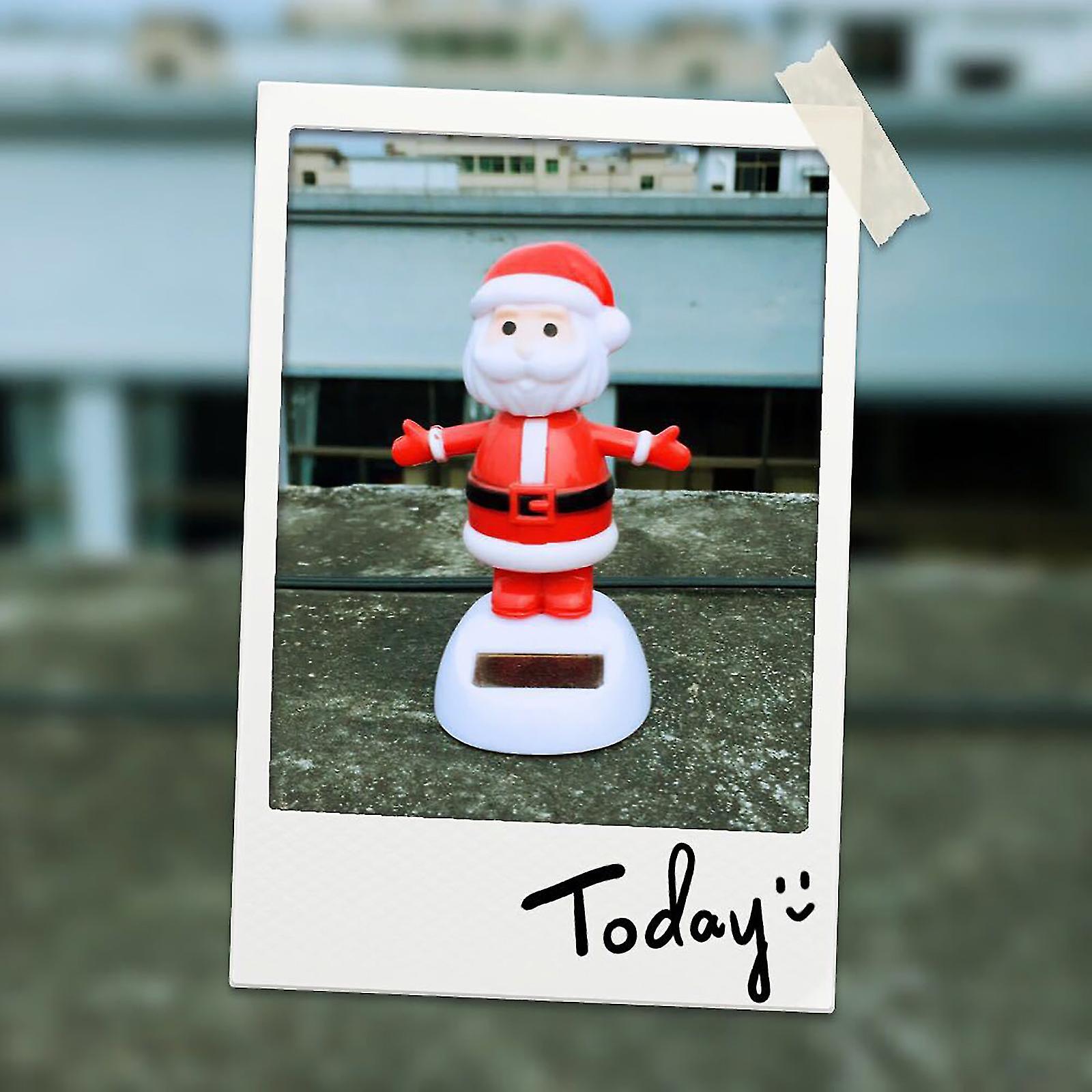 Solar Dancing Snowman Cute Santa Claus Christmas Tree Toy,solar Powered ...