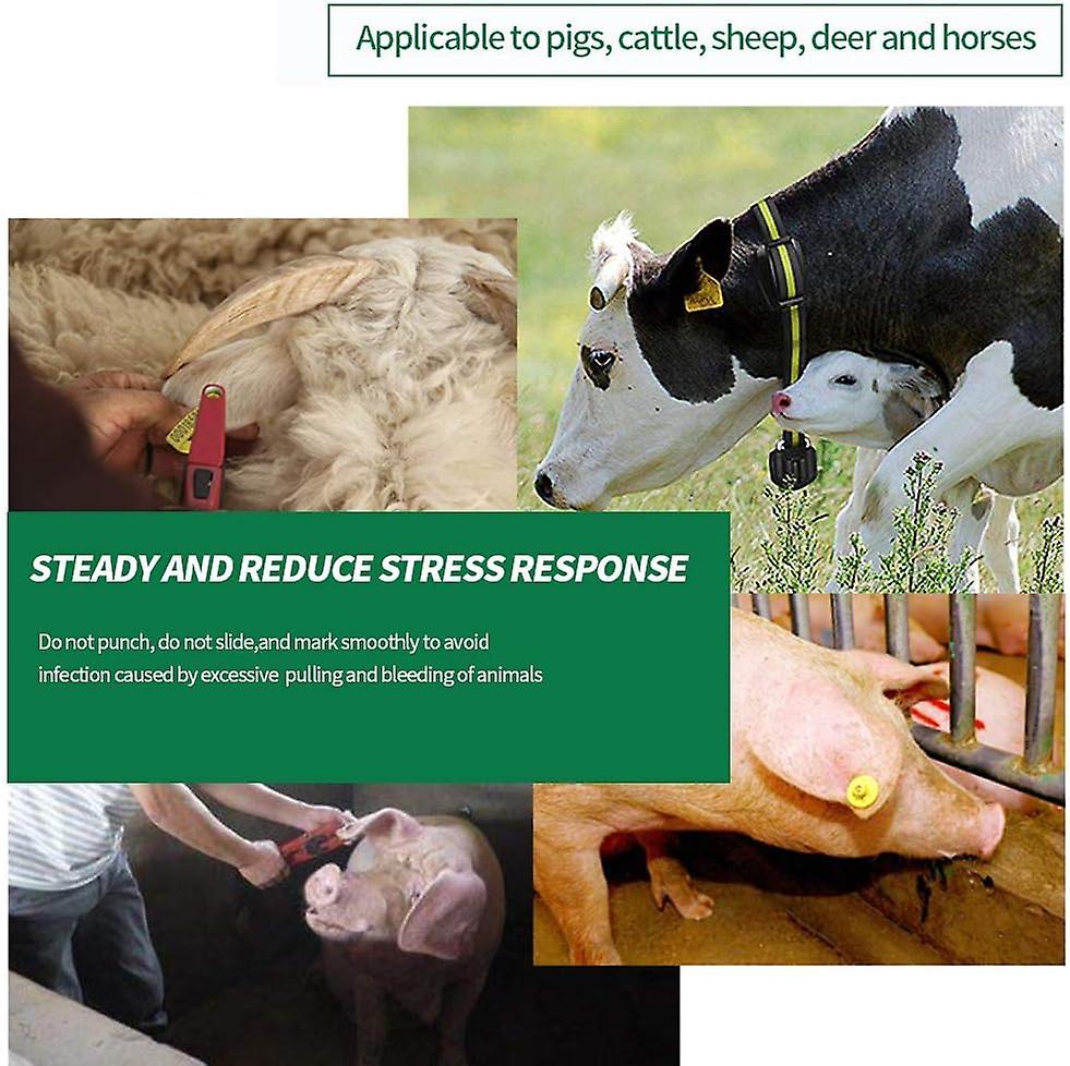 Farm 001-100 Number Pig Ear Tagger Ear Tag Pliers For Pigs Hog Swine ...