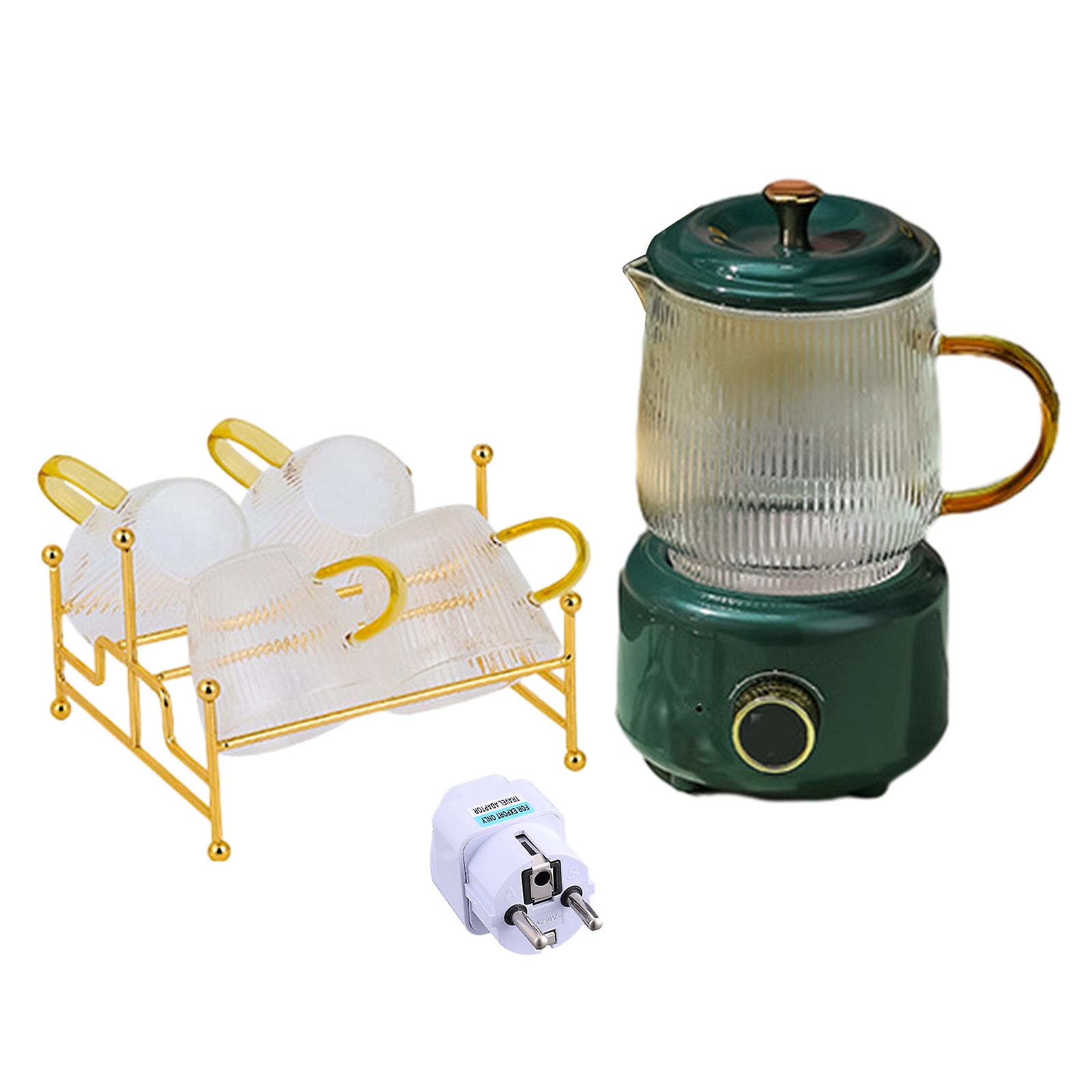 Electric Glass Boiling Kettle Heavy Duty German-Style European Adapter ...