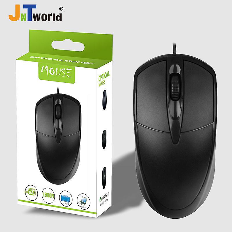 JNTworld Wired USB Mouse For PC Laptop Computer Optical Scroll Wheel ...