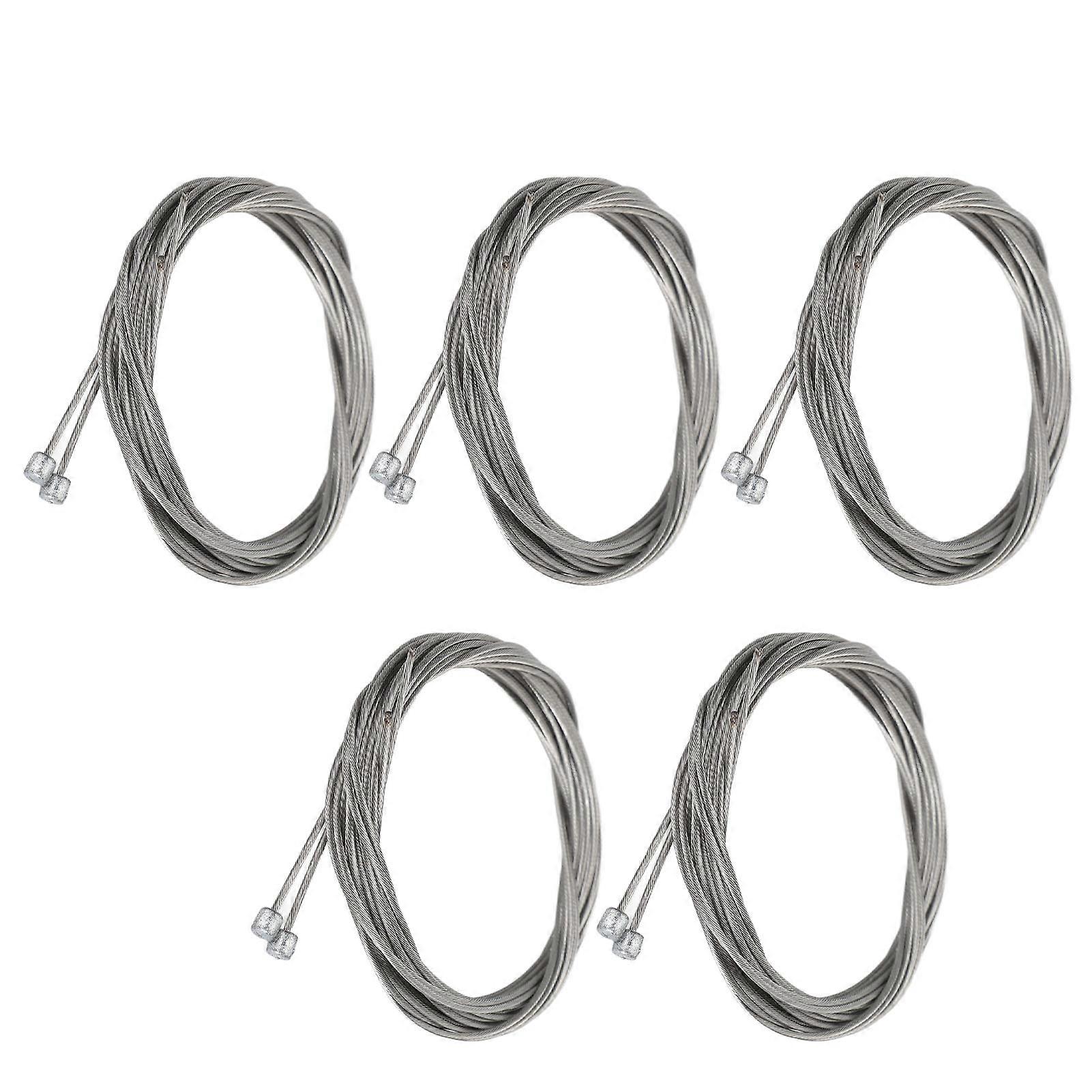 10Pcs Bike Shifter Cable Stainless Steel Rustproof Bicycle Gear Cable Shift Cable Wire for ...