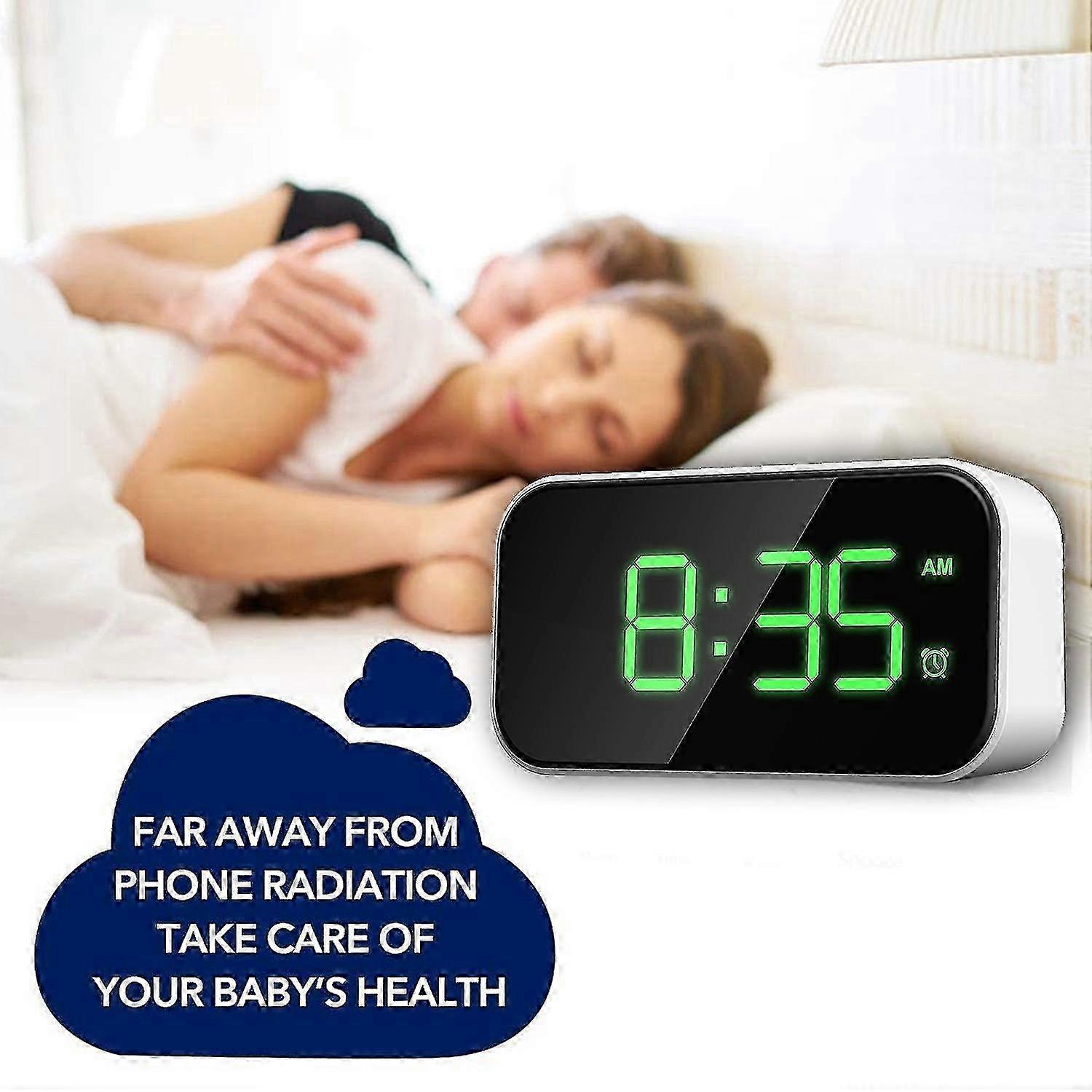 Digital Alarm Clock For Bedrooms, Bedside Clock With 6 Levels Of ...