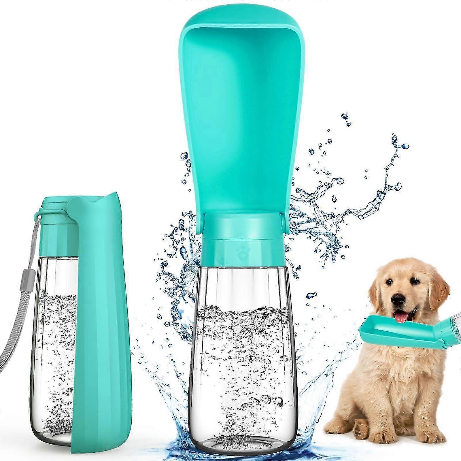 550 ml Portable Pet Water Bottle, 150 Foldable, Rotating Water Lock Function, Dog Drinking ...