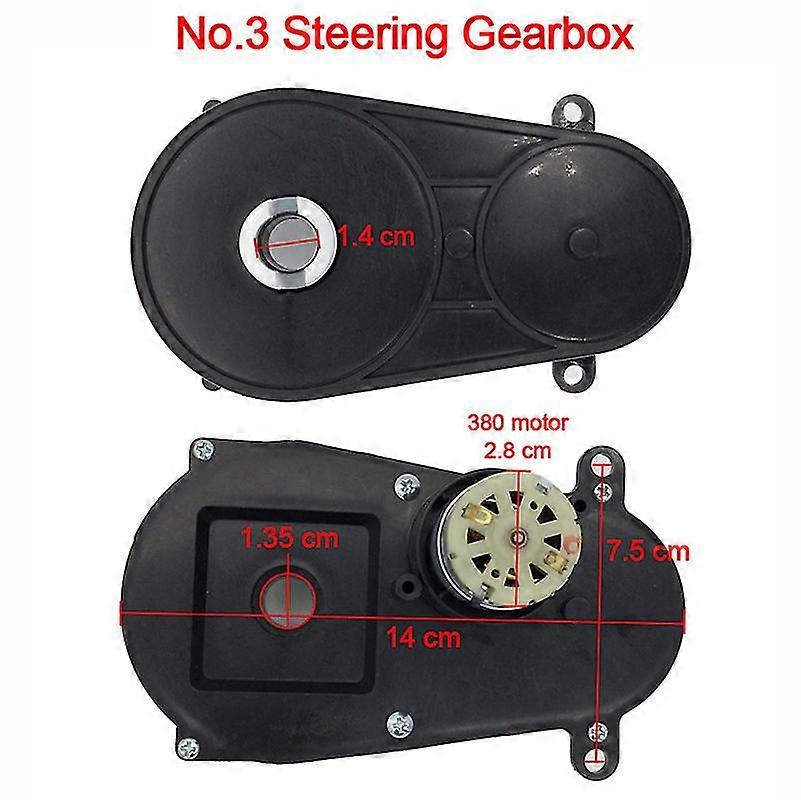 Children Electric Car Steering Gearbox With Motor,steering Motor For ...