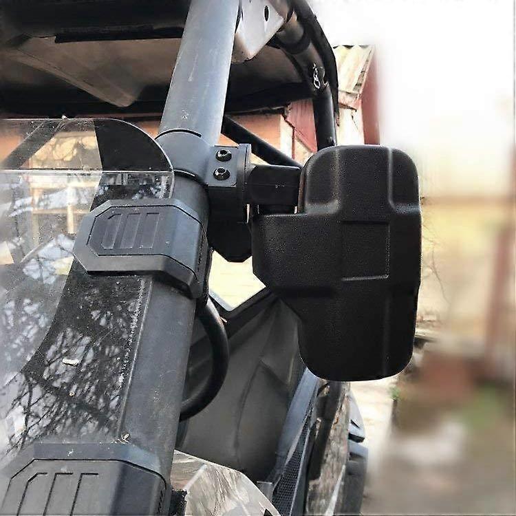 Aluminum Shell Side View Mirrors for 1.5" or 2" Roll Cages Polaris ...