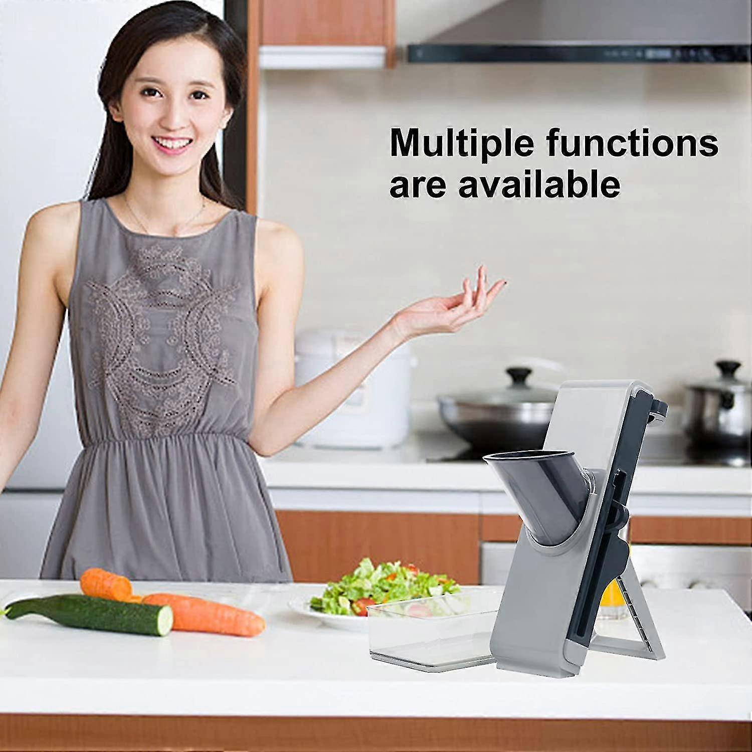 For 2024 Kitchen Mandolins 4 In 1 - Manual Vegetable Slicer ...