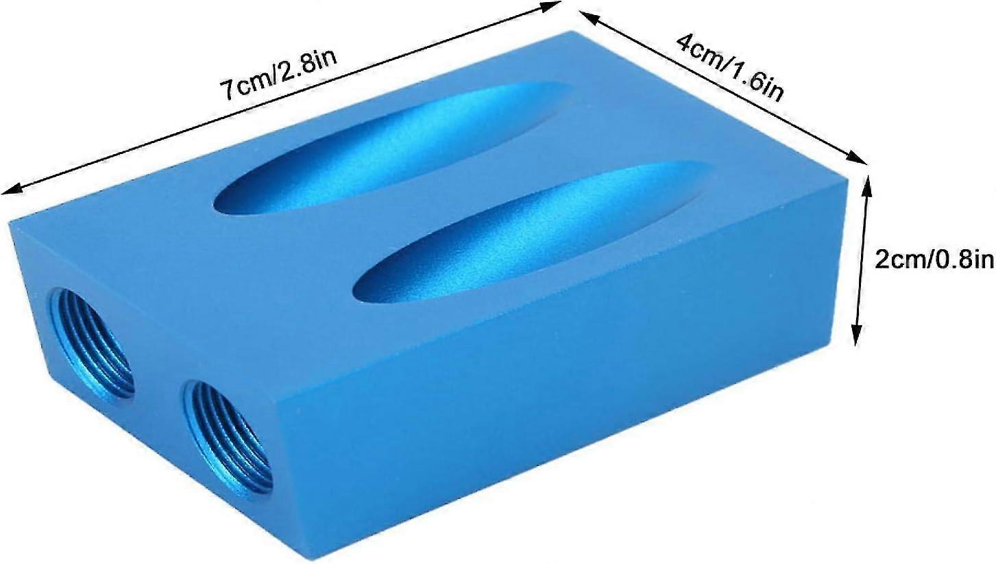 Drilling Locator 15 Degree Woodworking Oblique Hole Tool Aluminum ...