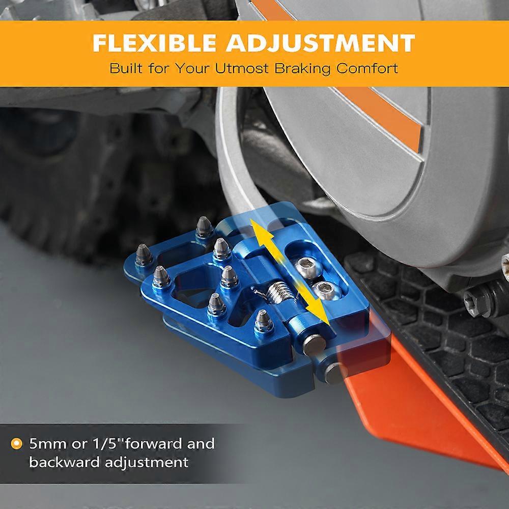 Rear Folding Brake Pedal Step Tip Plate For Husqvarna 701 ENDURO/ 701 ...