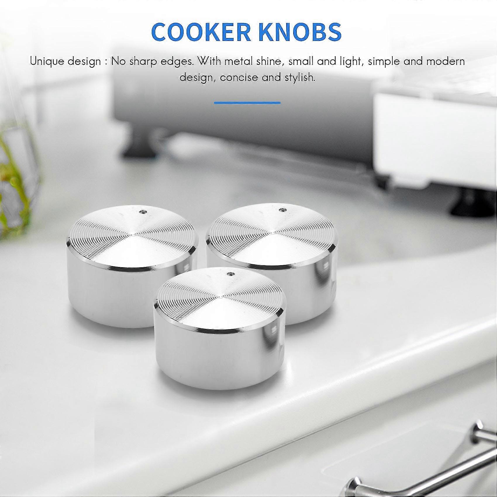 5pcs Metal Gas Stove Knobs 6mm Cooker Control Range Oven Knob Knob Gas ...