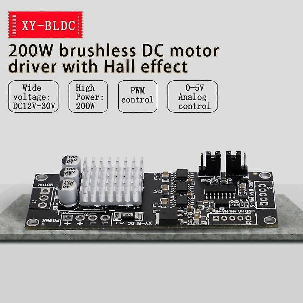 Xy-bldc Dc 12-30v 200w Three-phase Dc Brushless With Hall Motor ...