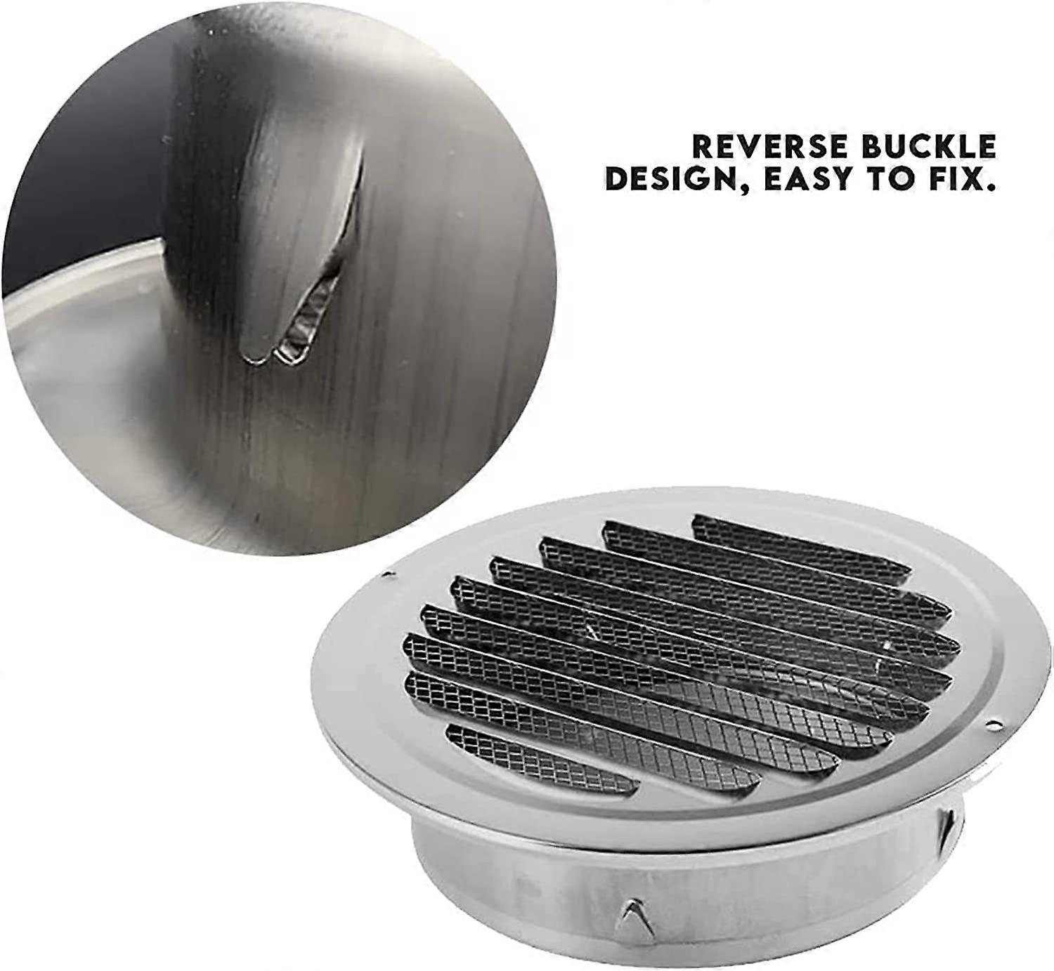 Stainless Steel Air Vent Sphere Ventilation Grille Thicken Hood Wall ...