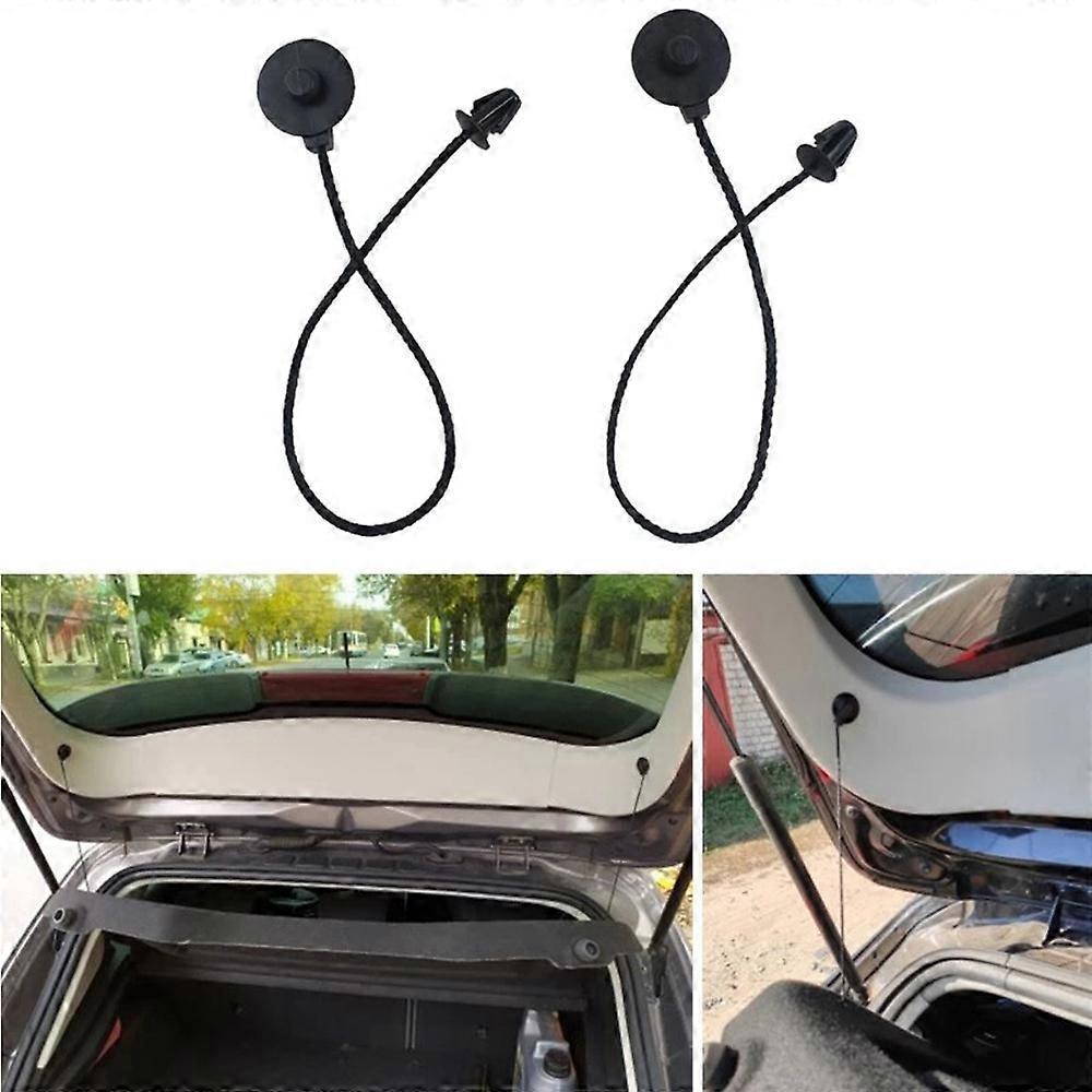 2 Pieces of Rear Trunk Storage Bag Tray Straps Parcel Shelf String for ...