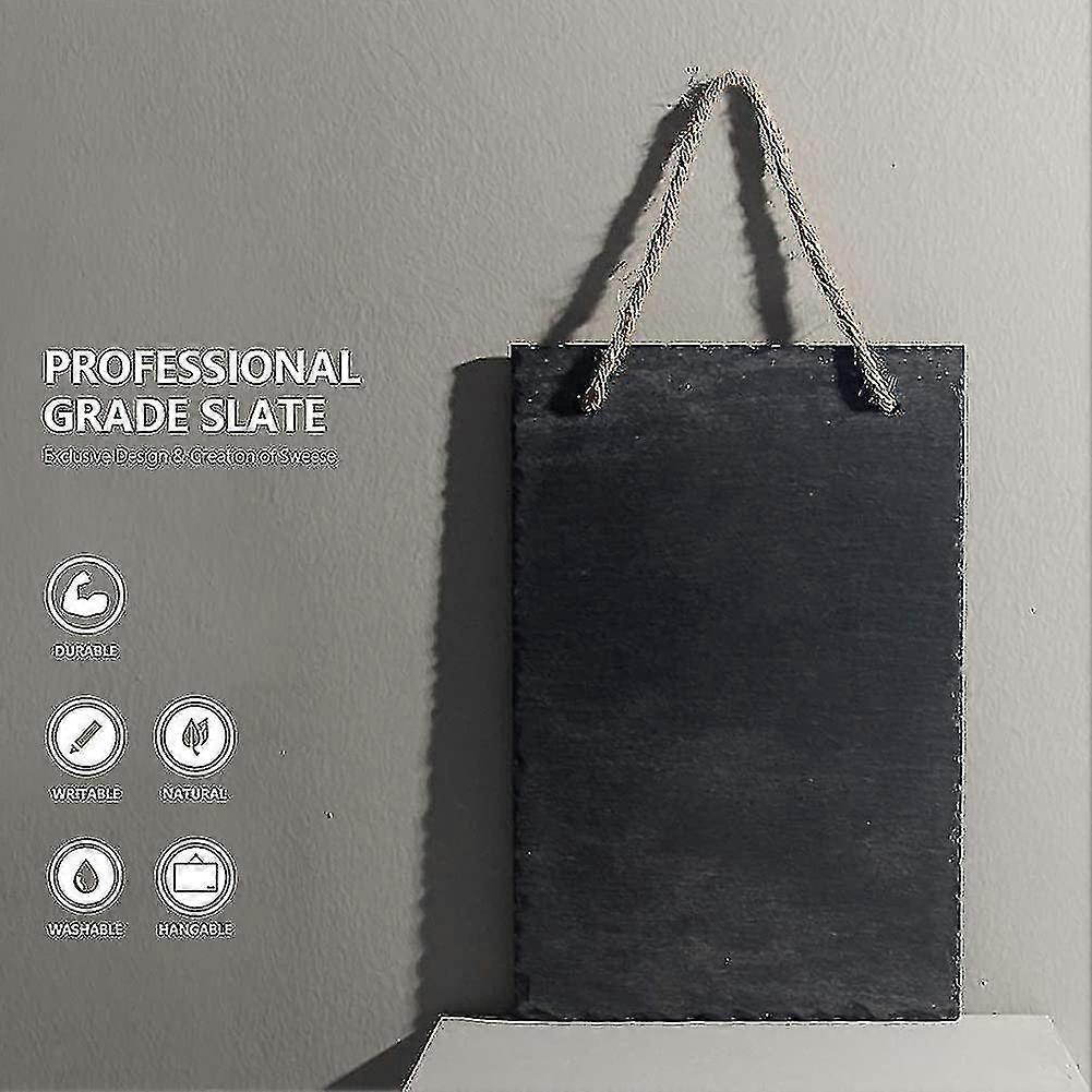 Chalkboard, Kitchen Notes Chalkboard, Slate Hanging Blackboard For Wall ...