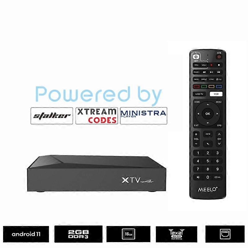 XTV Air HD 4K Android TV Box 2GB+16GB Network Set Top Box with Infrared ...