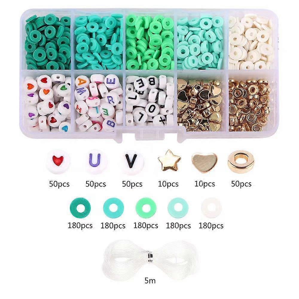 New Polymer Clay Bead & Alphabet Set - CCB Beads for Bracelets ...