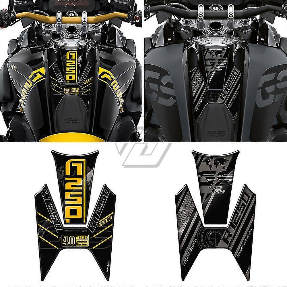 For Bmw R1250gs 40 Years Gs Triple Black 2020 2021 Motorcycle Gas Tank ...