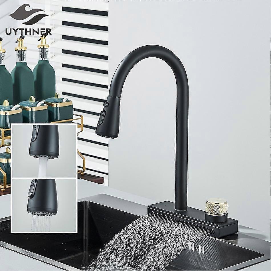 Regn Vattenfall Kök Kran Diskning Pool Kran Enkelhål Hushåll Dra ut ...