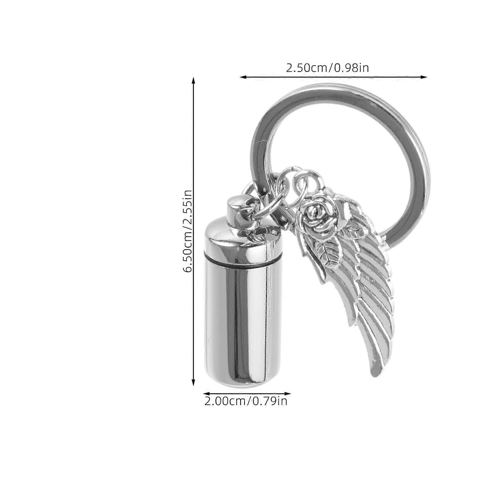 Urn Key Chain Pendant Mini Urn Container Hanging Ornament Pet Urn with ...