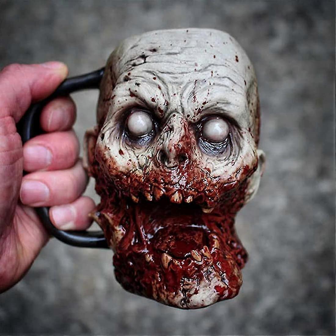 Bn-gruesome Coffee Mugs / Skull / Skeleton Style Beer Mug, 3d Horror ...