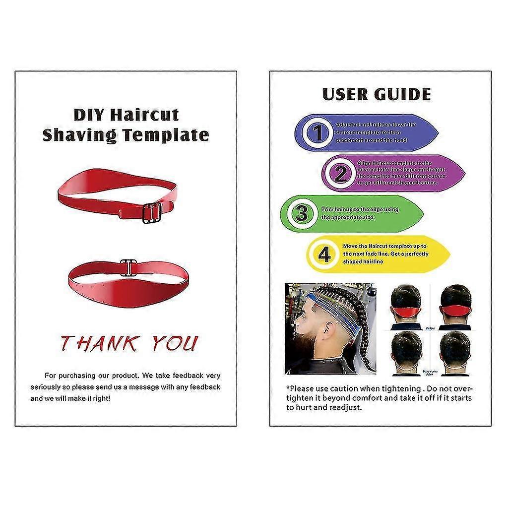 Fade Guide Template Neckline Shaving Template Barber Accessories Hair ...