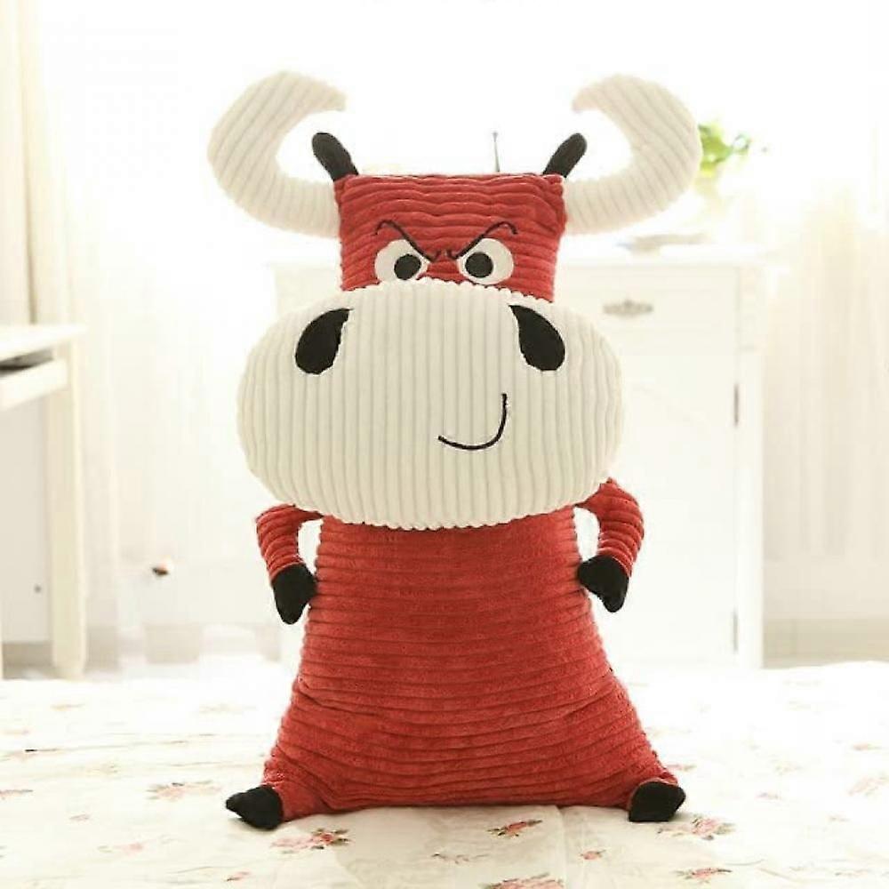 Giant stuffed animal cute plush toy, red bull stuffed animal doll ...