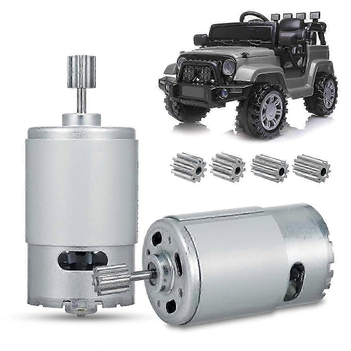 24V 40000RPM Electric Motor 2Pc,High Speed Motor RS555 Kids Ride on ...