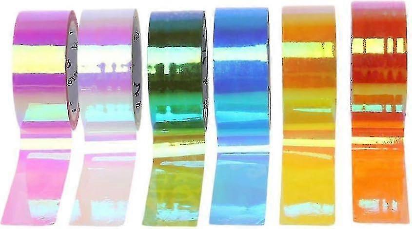 Rhythmic Gymnastics Decoration Prismatic Glitter Tape Hoops Stick DIY ...