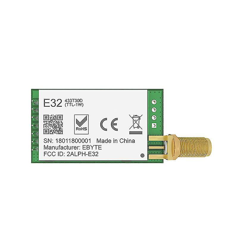 Sx1278 Lora 433mhz 30dbm 1w Serial Port Transceiver E32-433t30d Sma ...