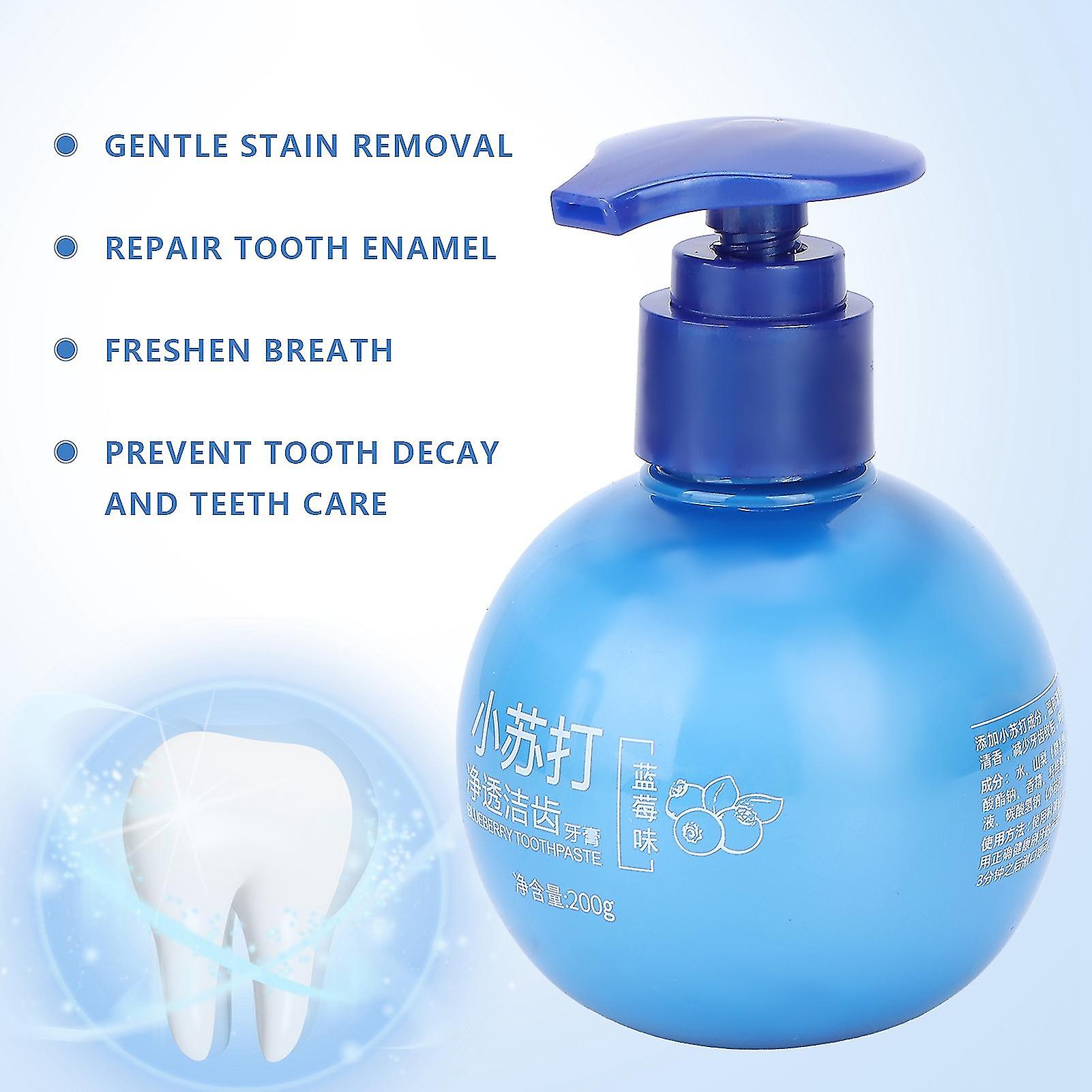 200g Baking Soda Toothpaste Clean Intensive Stain Removal Whitening ...