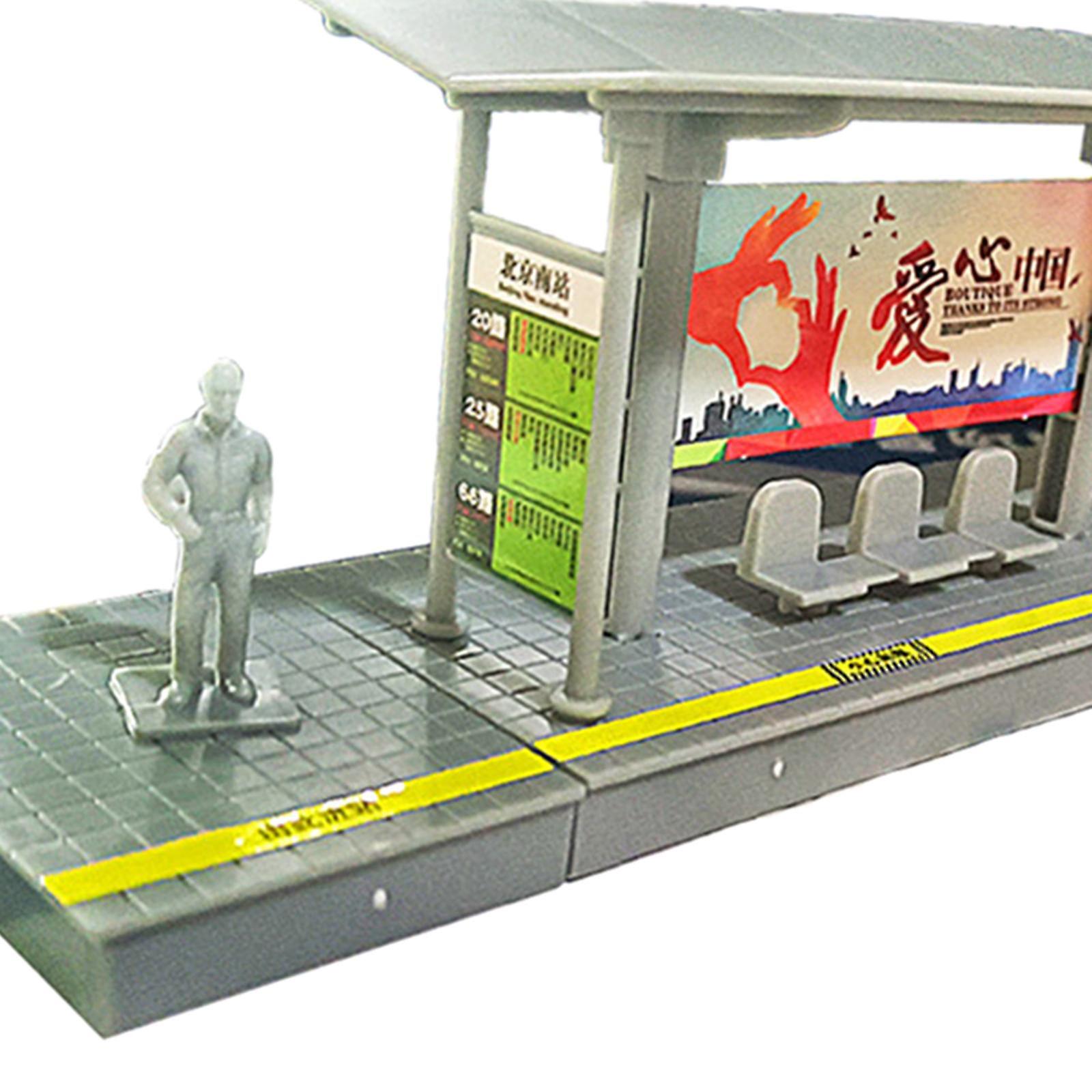 Bus Station Passenger Platform with Accessories for Girls Boys Birthday ...