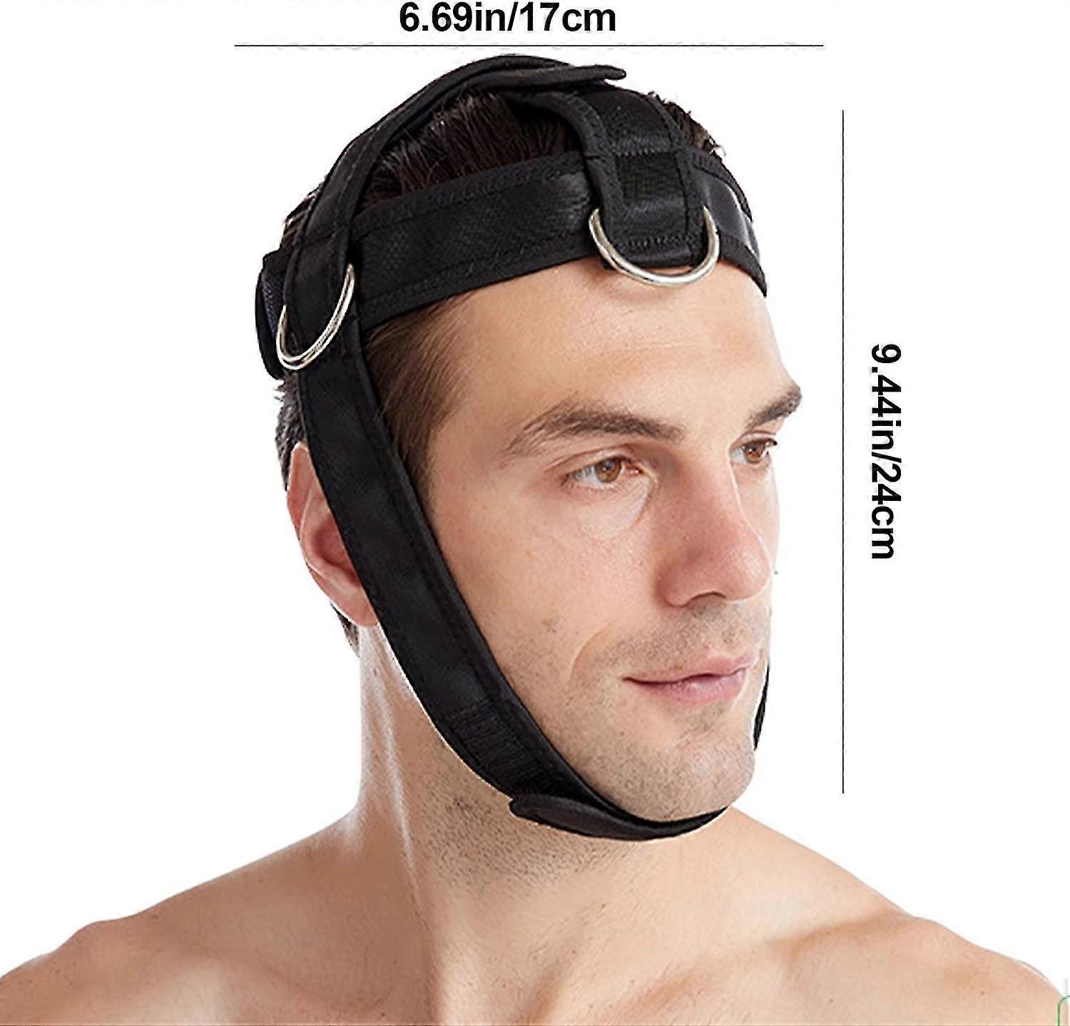 Fitness Neck Head Harness Neck Training Weight Lifting Strength Trainer ...