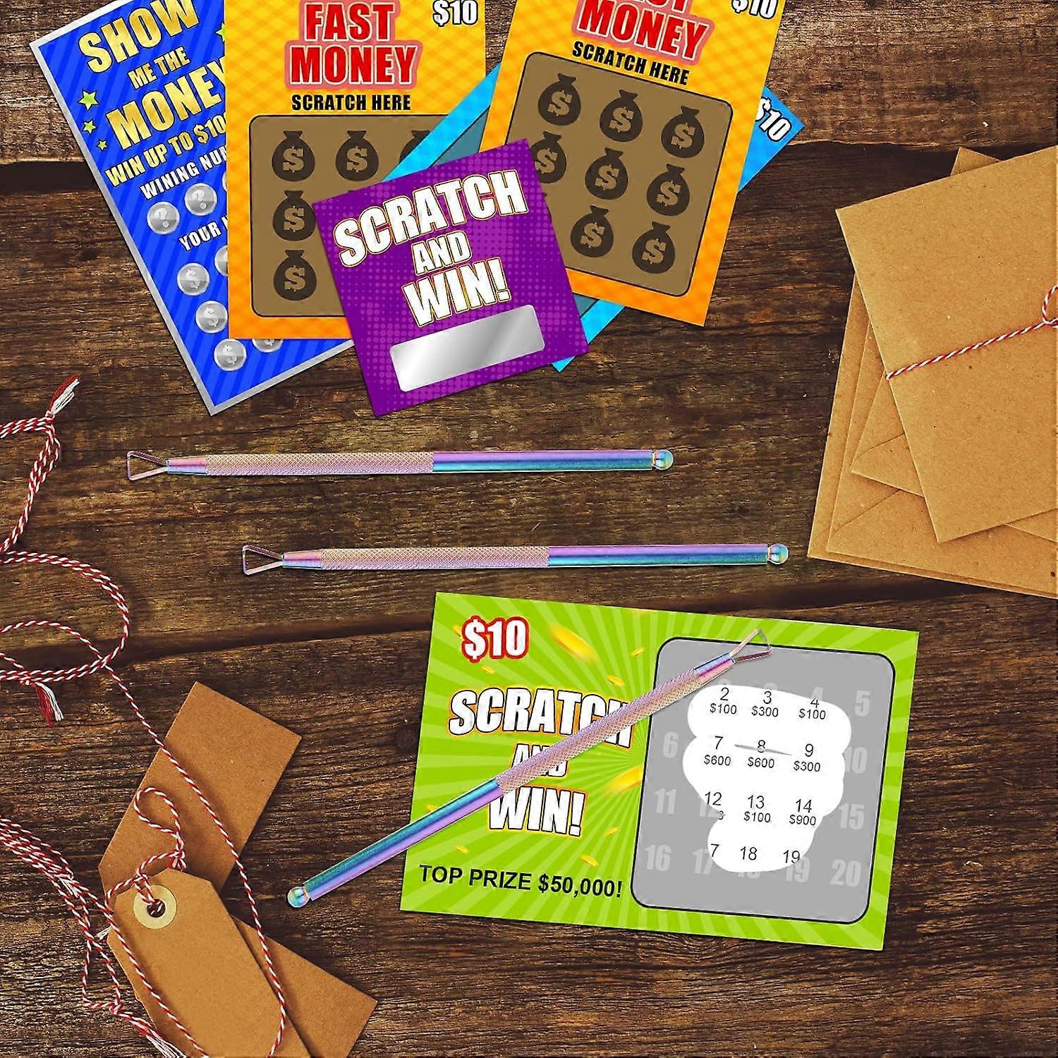 3pcs Lottery Scratcher Tools, Premium Stainless Steel Scratchcard ...