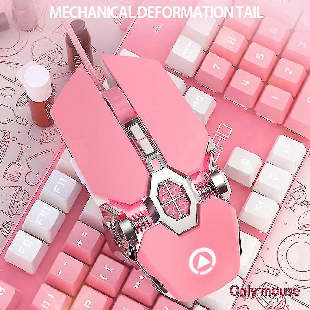 Wired Macro Programming Metal Mechanical Mouse Led Breathing Light 4 ...