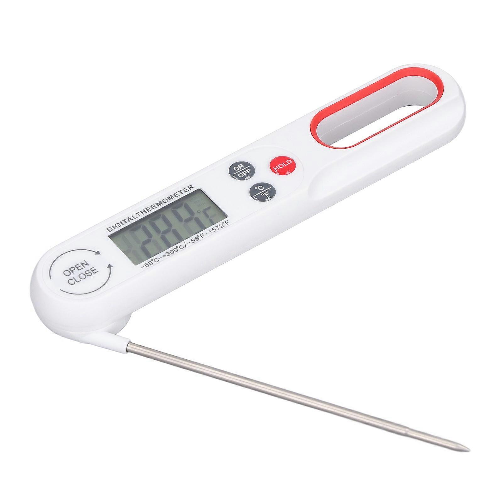 Digital Food Thermometer Instantly Read Accurate Foldable Food BBQ ...
