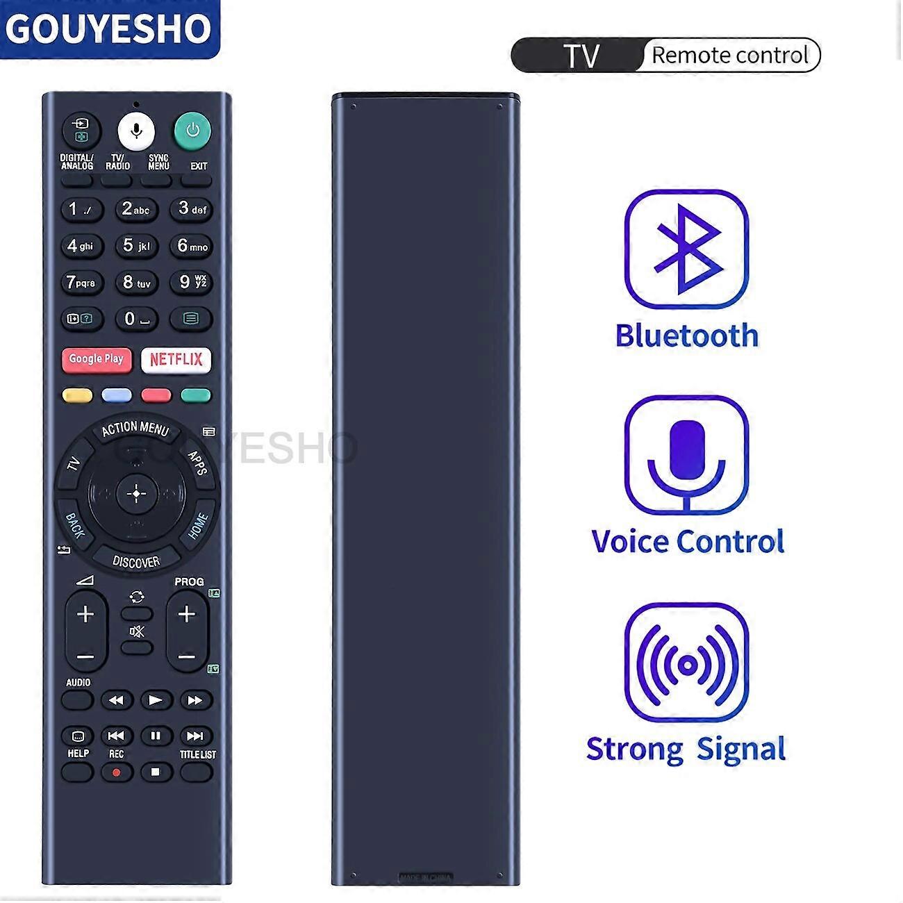 For Sony Voice TV Remote Control RMF-TX300E RMF-TX200P TX200E TX200A ...